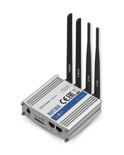 Teltonika RUT360 4G LTE M2M CAT6 Industrial Cellular Router | IOTNVR US