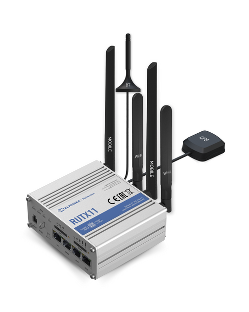 Teltonika RUTX11 Dual SIM 4G Cellular Router LTE Cat6 | IOTNVR US